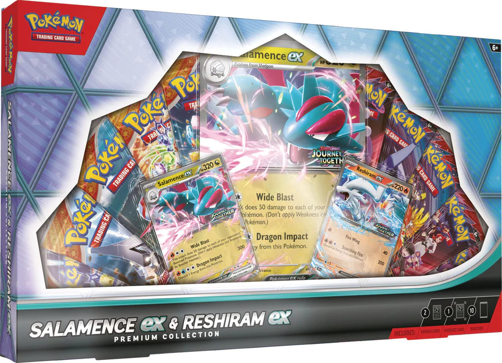 Pokemon Salamence & Reshiram Premium Collection Box – MN Sports Cards